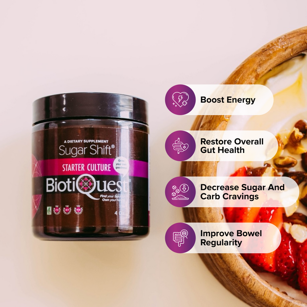 Sugar Shift® Starter Culture + Make Healthy Yogurt at Home + BiotiQuest®