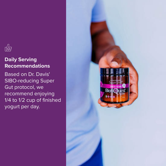 Sugar Shift® Starter Culture + Make Healthy Yogurt at Home + BiotiQuest®